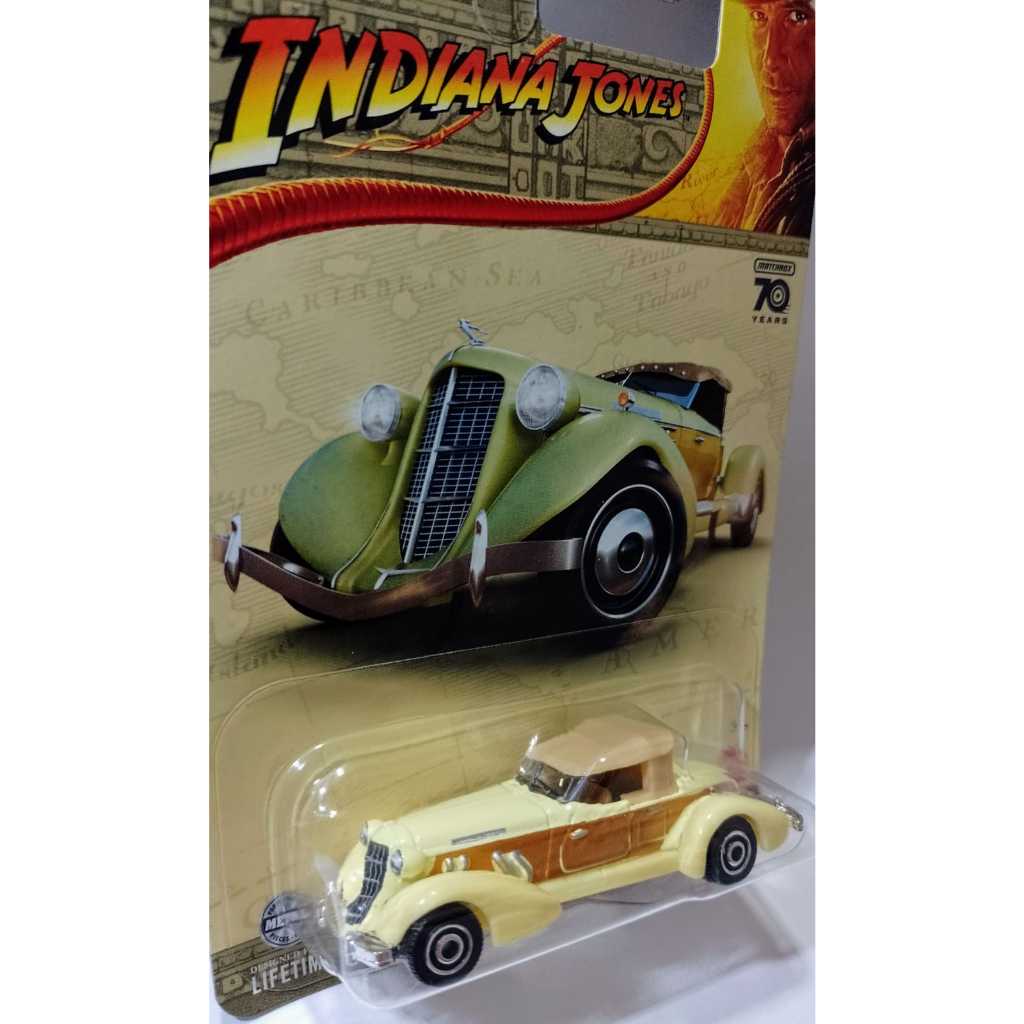 Matchbox 1936 AUBURN SPEEDSTER 851/ INDIANA JONES / MB 70 YEARS / HKW50 ...