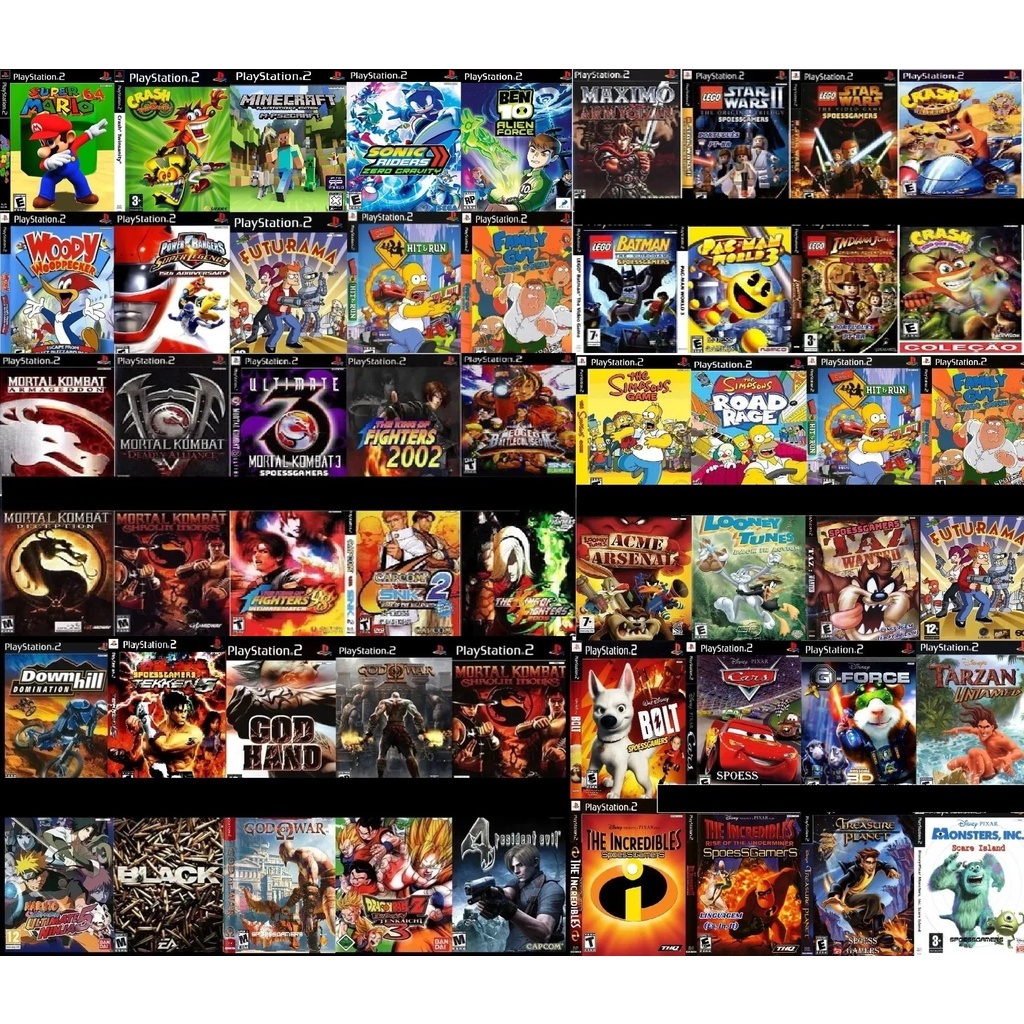oito games para ps2 + game extra | Shopee Brasil
