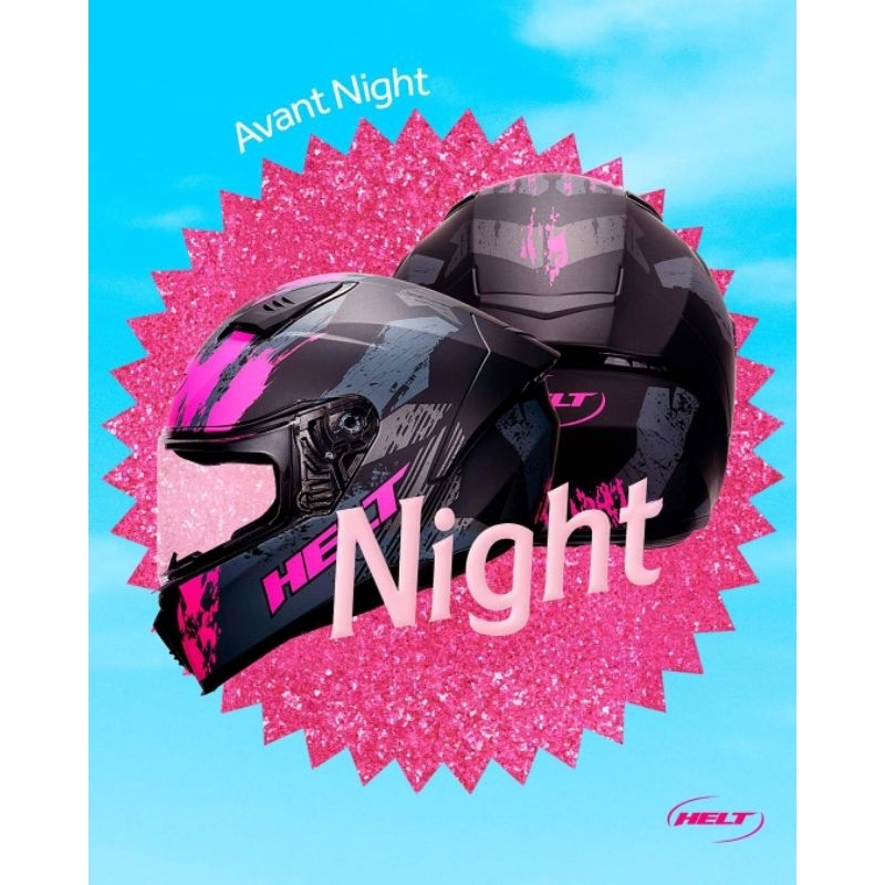 capacete helt avant night tamanho:58+Brinde | Shopee Brasil