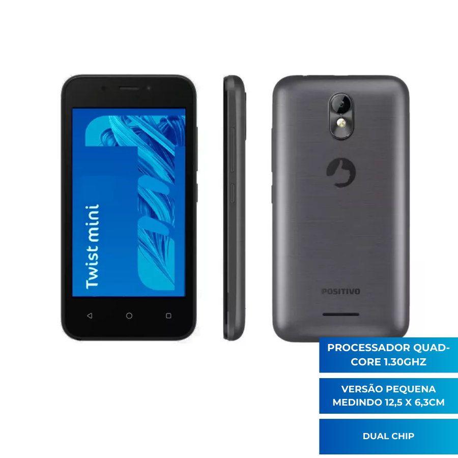 Smartphone Celular Básico Mini Pequeno para Ligação e WhatsApp Ideal ...