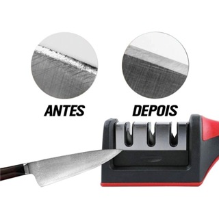 kit com 2 amolador de faca afiador profissional Original | Shopee Brasil