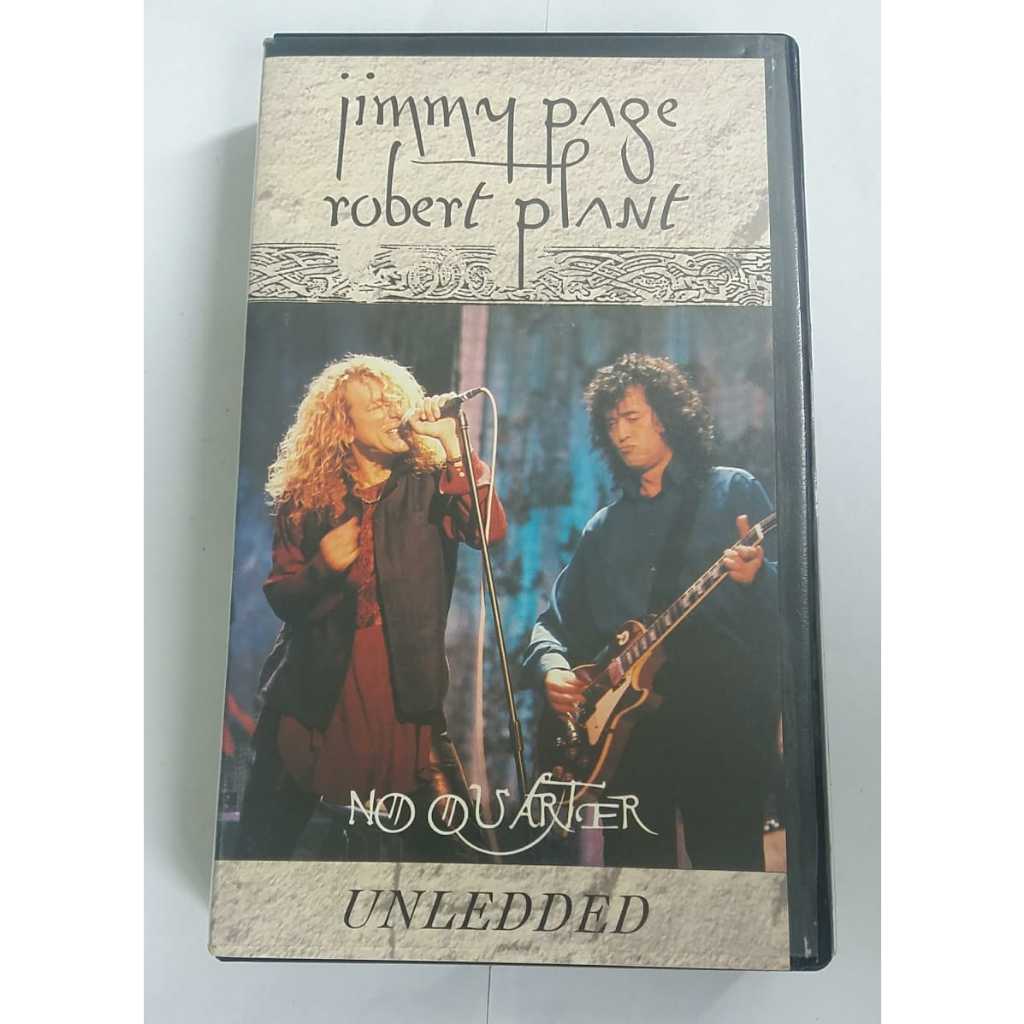 Fita De Vídeo Cassete VHS - Jimmy Page - Robert Plant / No Quarter | Shopee Brasil