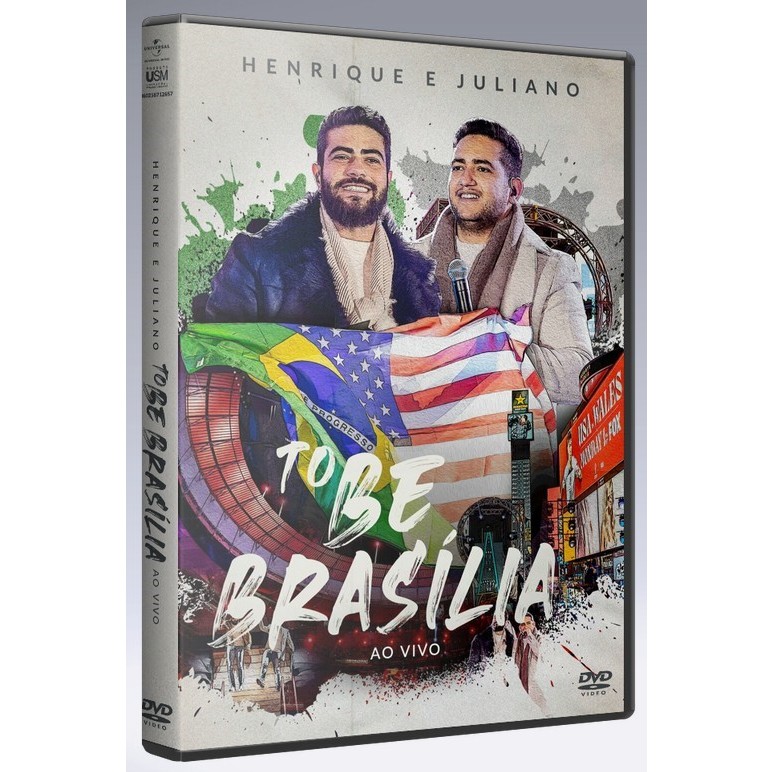 DVD Henrique E Juliano - To Be Brasília - Ao Vivo (2023) (DVD-R ...