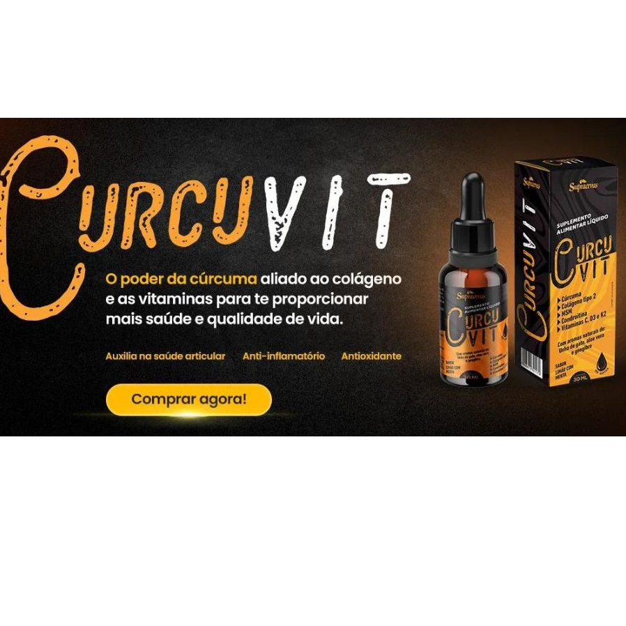 CURCUVIT GOTAS 30 ml | Shopee Brasil