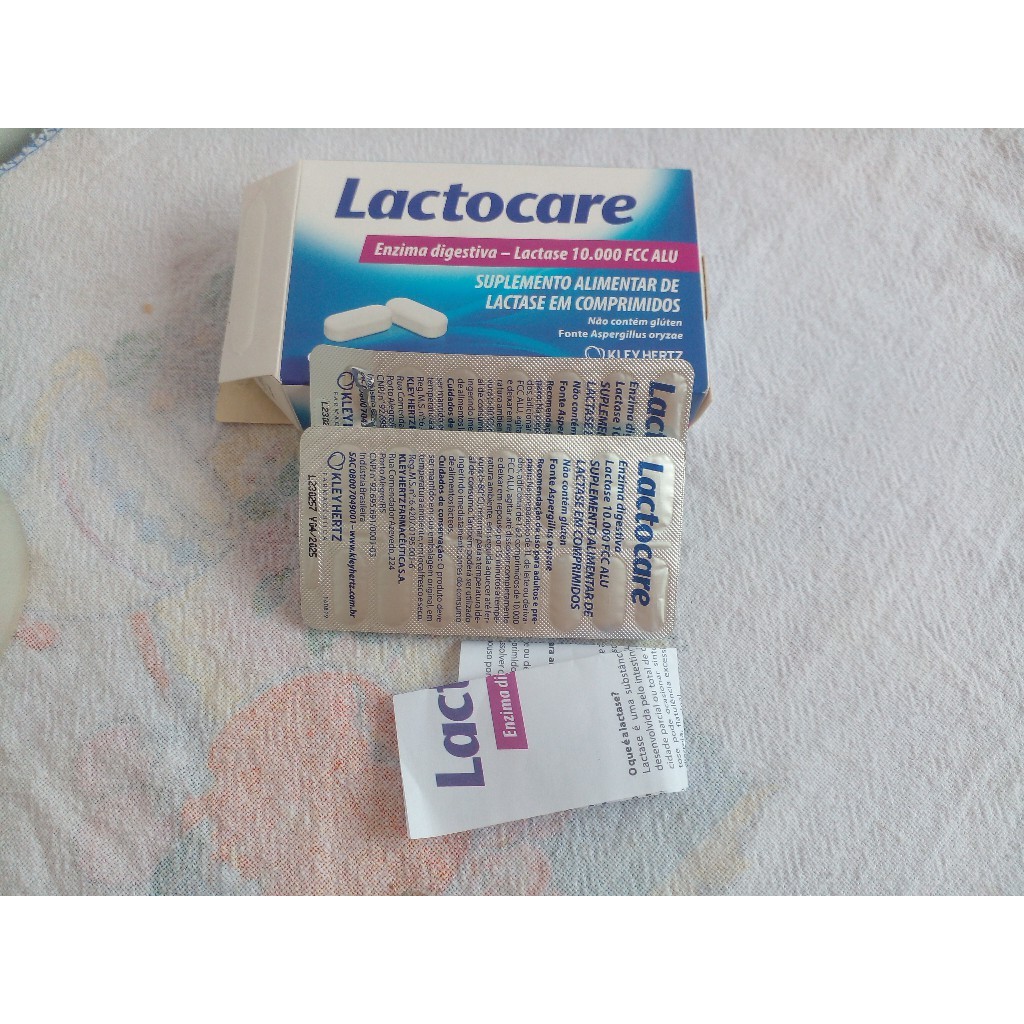 lactocare 10.000 fcc alu Comprimidos 27 comprimindo | Shopee Brasil