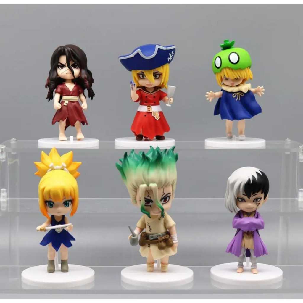 Action figures Dr. Stone doctor senku tsukasa suika gen Ryusui kohaku ...