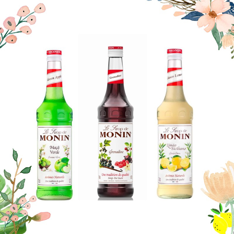 KIT XAROPE MONIN 3 garrafas de 700ml | Shopee Brasil