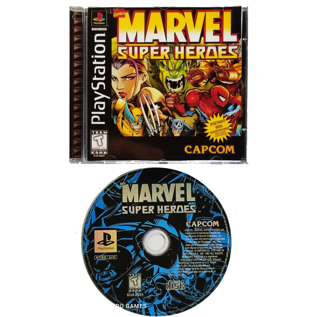 Marvel Super Heroes para ps1 | Shopee Brasil