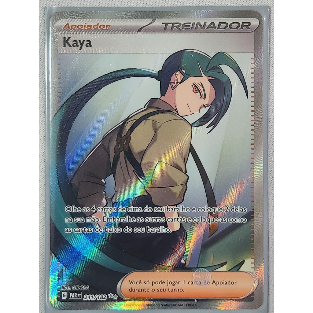 Carta Pokemon Kaya (241/182) PAR | Shopee Brasil