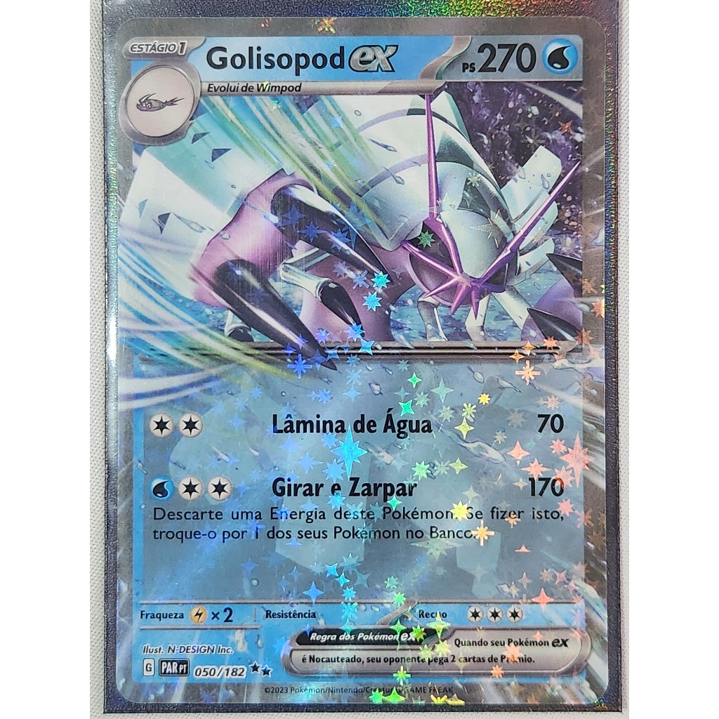 Carta Pokemon Golisopod ex (050/182) PAR | Shopee Brasil