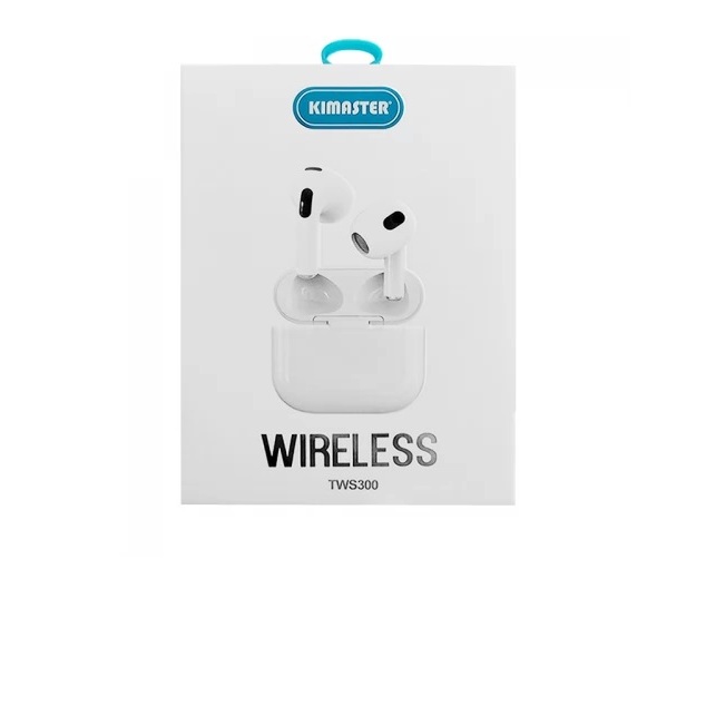 Fone Bluetooth TWS300 Kimaster - Branco | Shopee Brasil