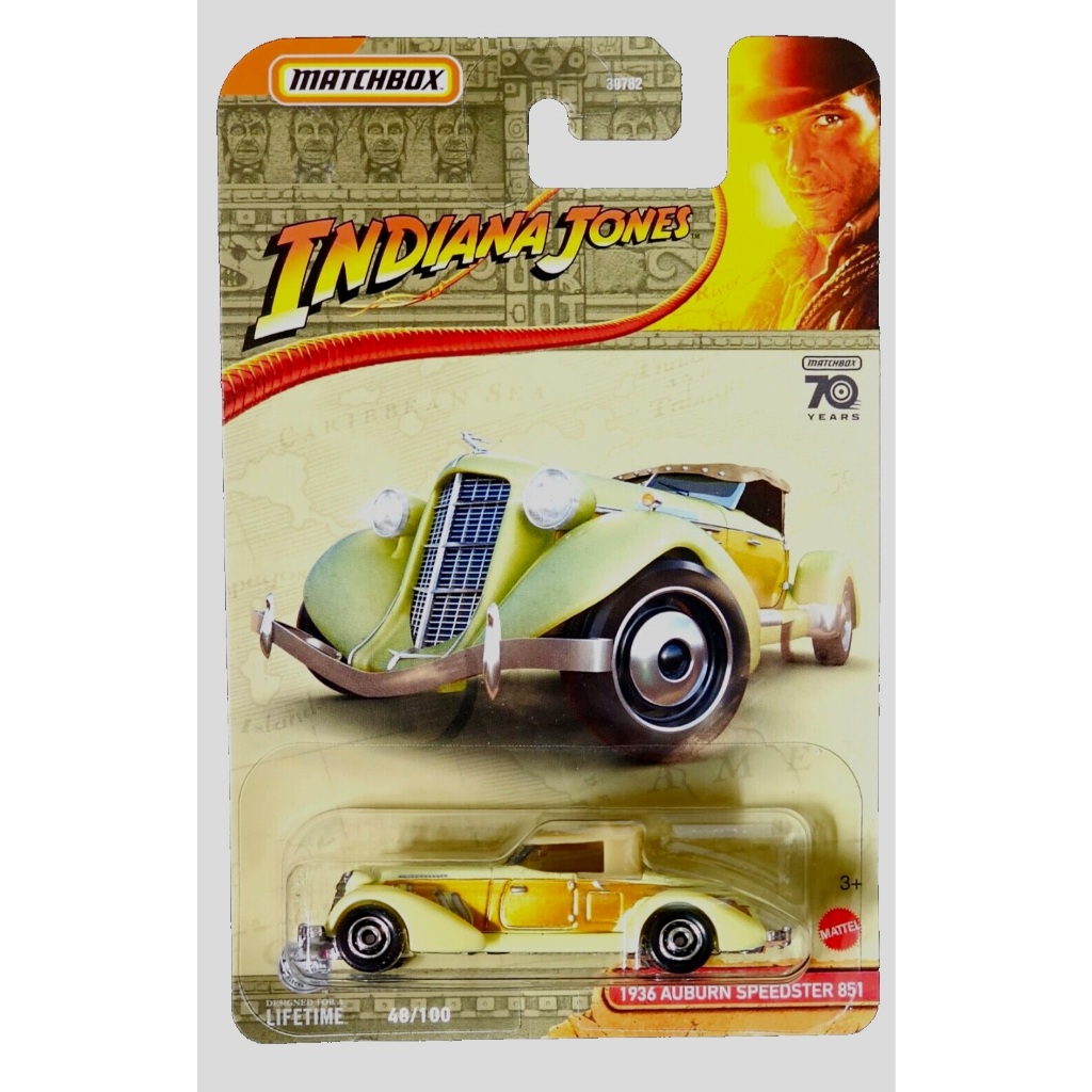 Indiana Jones 1936 Auburn Speedster 2023 Matchbox | Shopee Brasil