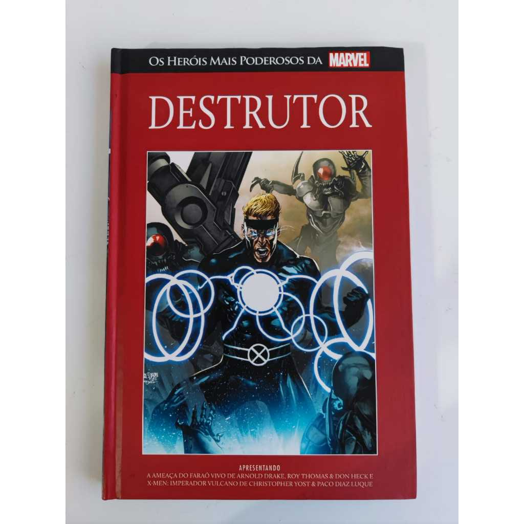 HQ Os Heróis Mais Poderosos da Marvel (Salvat capa Vermelha Nº 33) Destrutor | Shopee Brasil