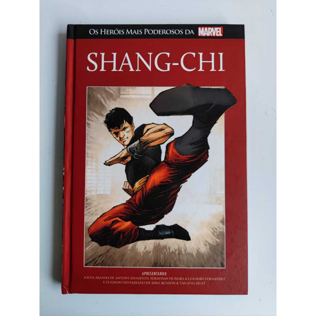HQ Os Heróis Mais Poderosos da Marvel (Salvat capa Vermelha Nº 42) Shang-Chi | Shopee Brasil