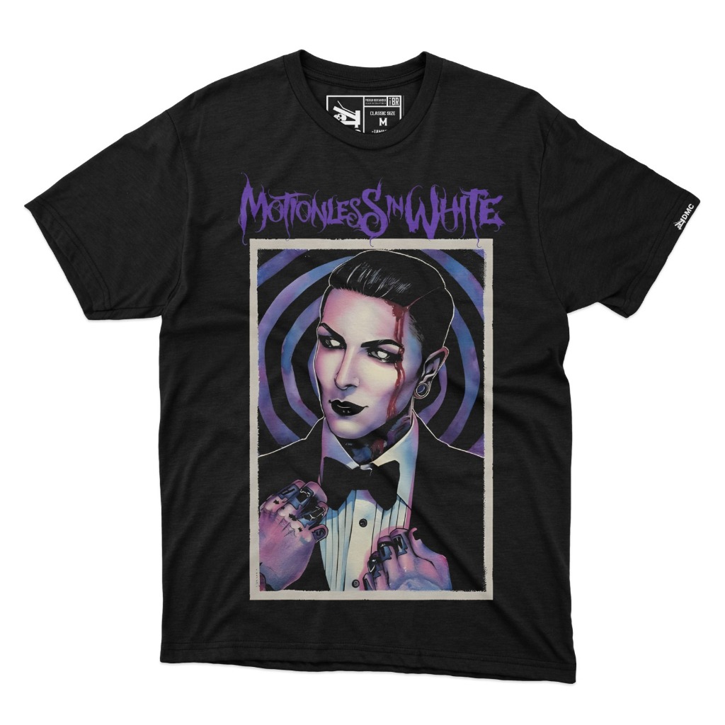 Camiseta Motionless in White - Chris Motionless | Shopee Brasil