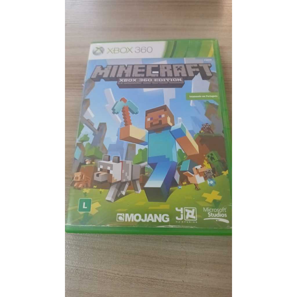 Minecraft - Xbox 360 - Mídia Física Original | Shopee Brasil