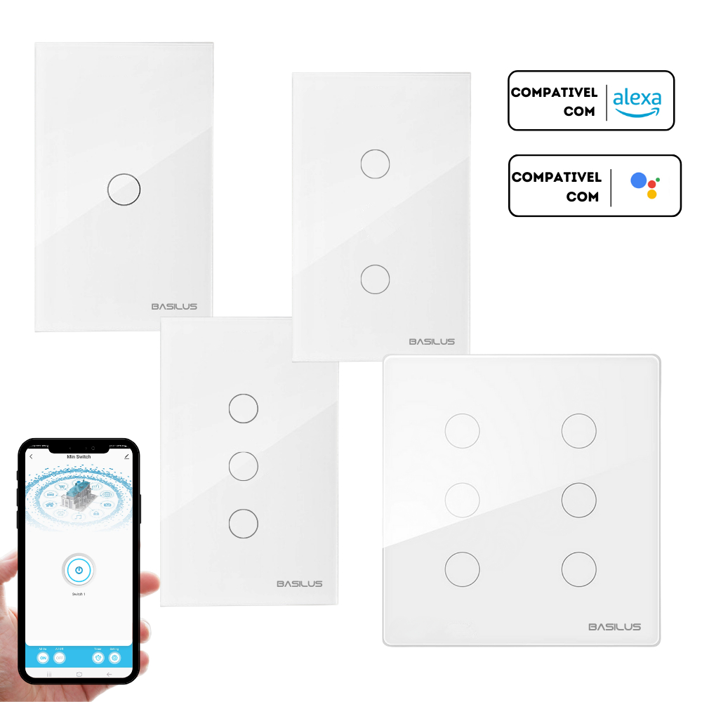 Interruptor Inteligente Wifi Smart Basilus Variações | Shopee Brasil