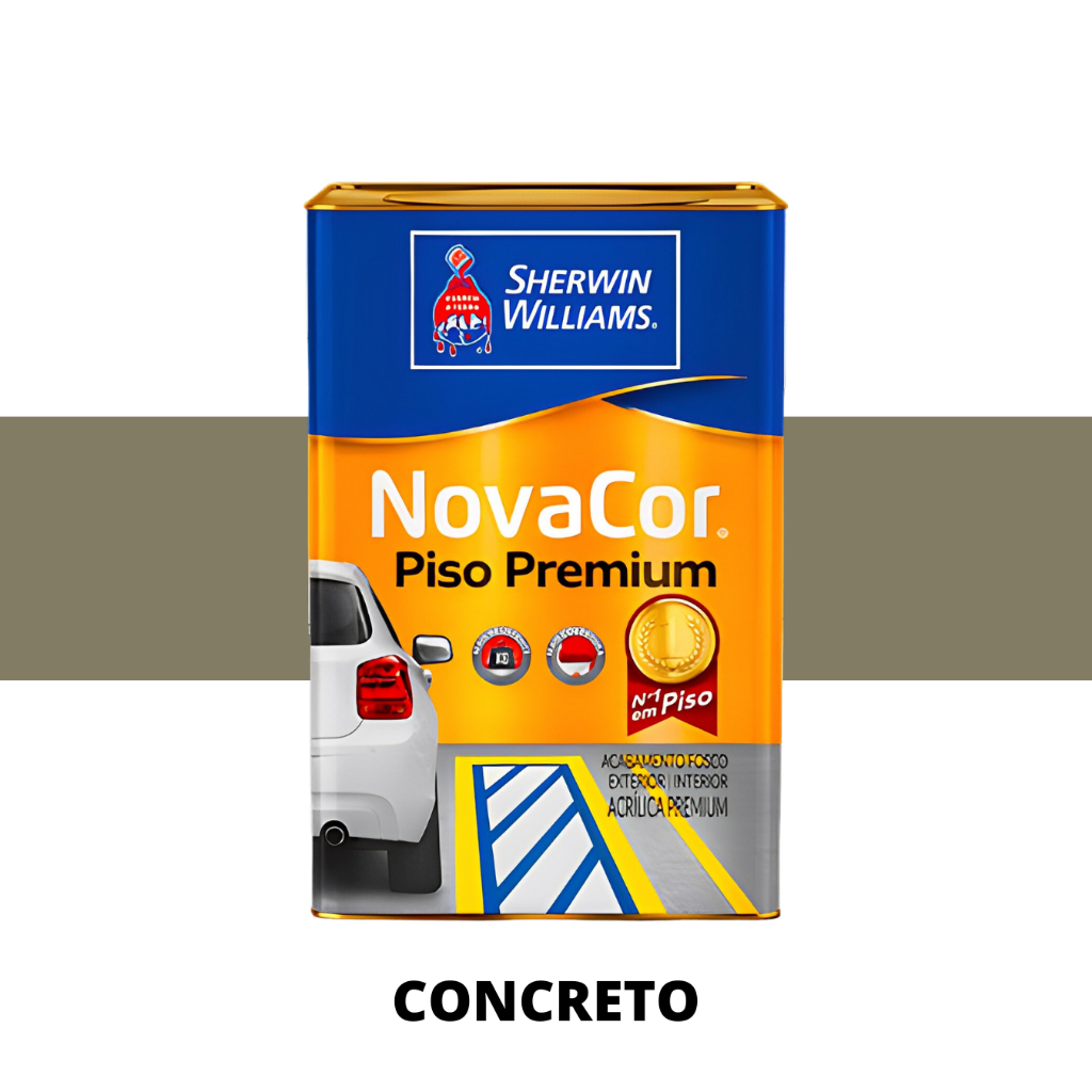 Tinta Piso Premium Novacor Sherwin Williams 18l Cores | Shopee Brasil