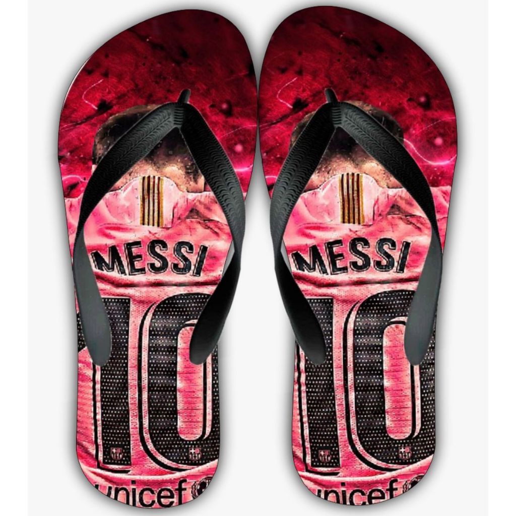 Chinelo Masculino Lionel Messi Craque Adulto e Infantil | Shopee Brasil