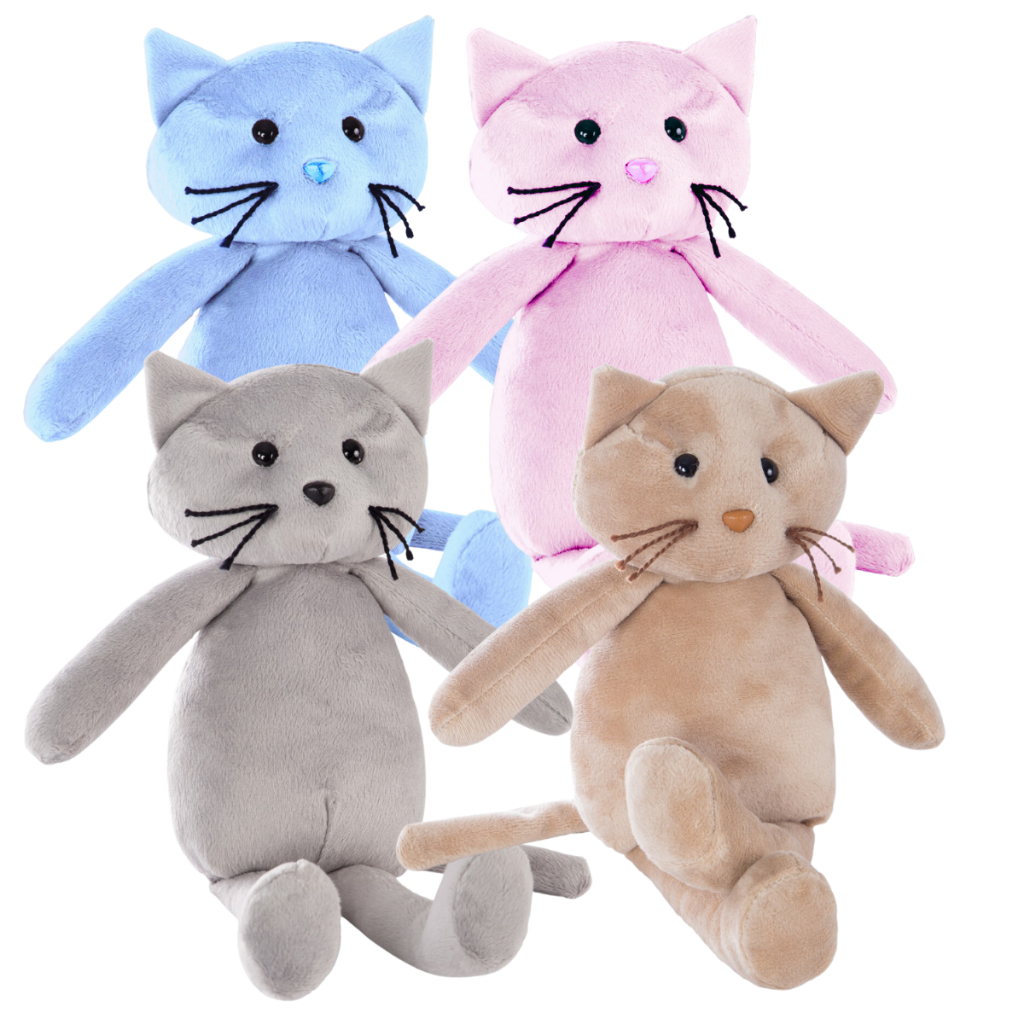 Gato de Pelúcia Gatinho Miu 30cm Brinquedo Hipoalergênico Decorativo ...