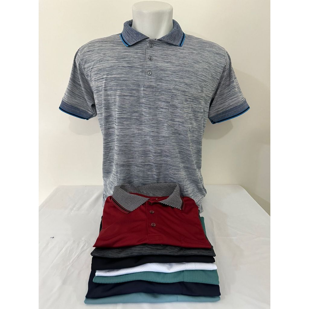 Camisa Gola Polo Microfibra Dry Fit Tradicional Masculina Proteção Uv ...