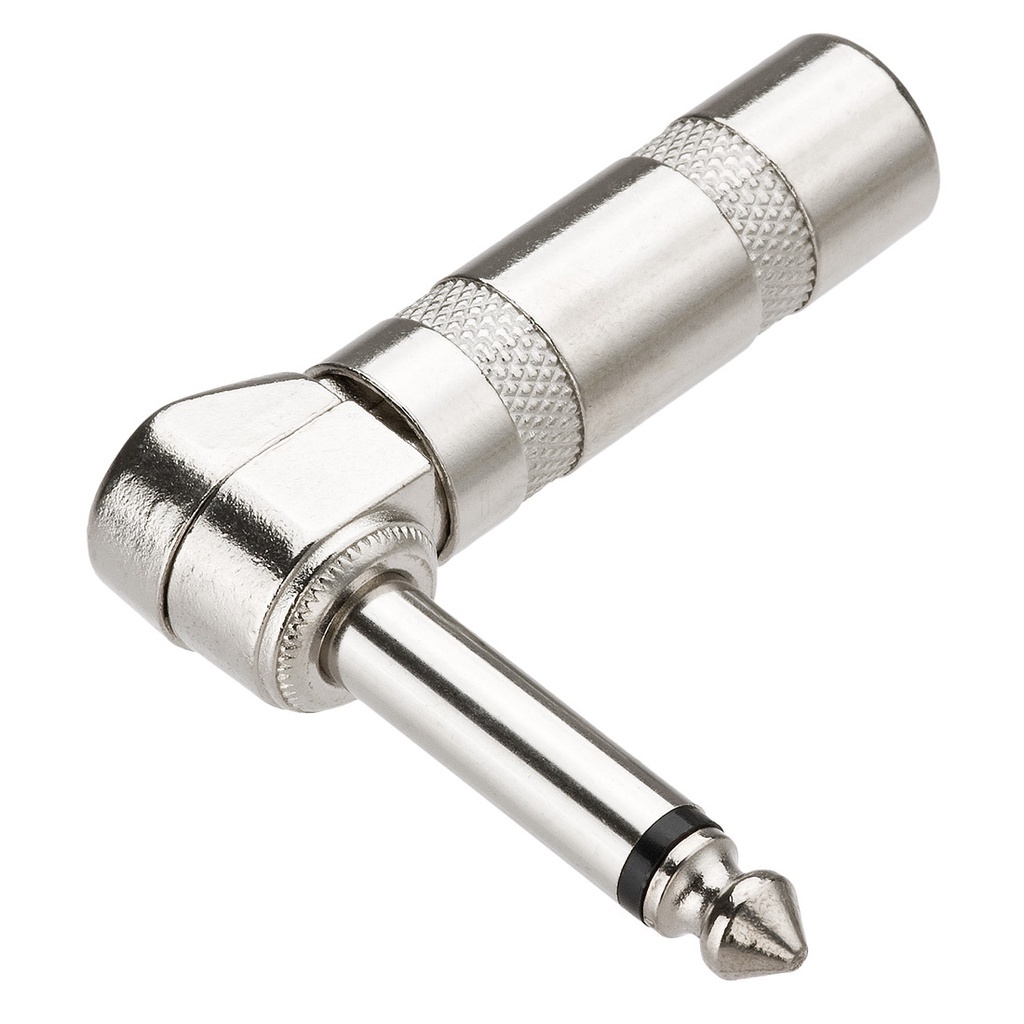 Plug P10 Em L 90 Graus Metal Mono Profissional | Shopee Brasil
