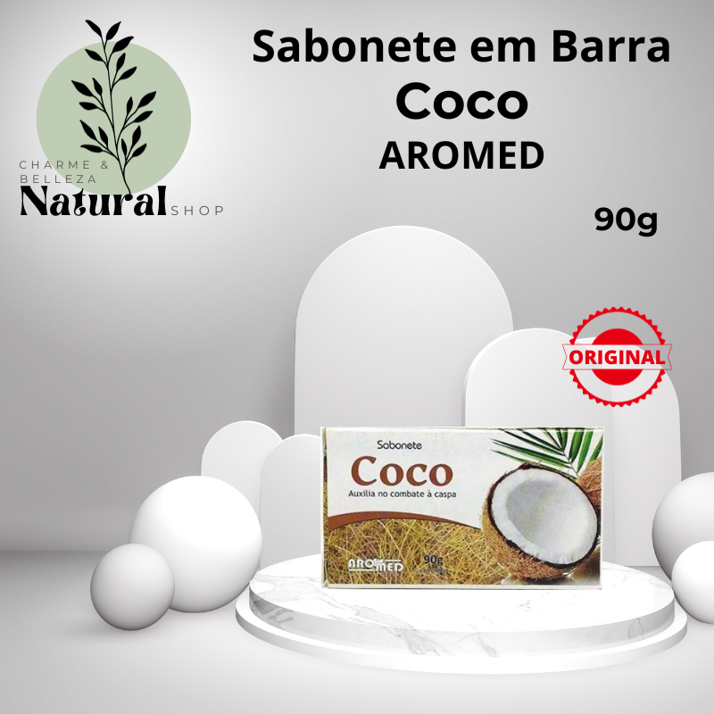 Descubra o Prazer do Banho Com o Sabonete de Coco AROMED: Hidratação e ...
