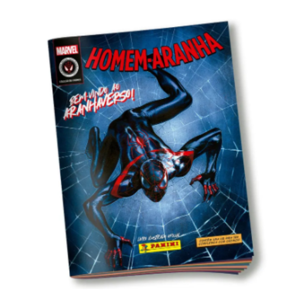 Homem Aranha: Bem-vindo Ao Aranhaverso! album capa mole + 50 figurinhas | Shopee Brasil