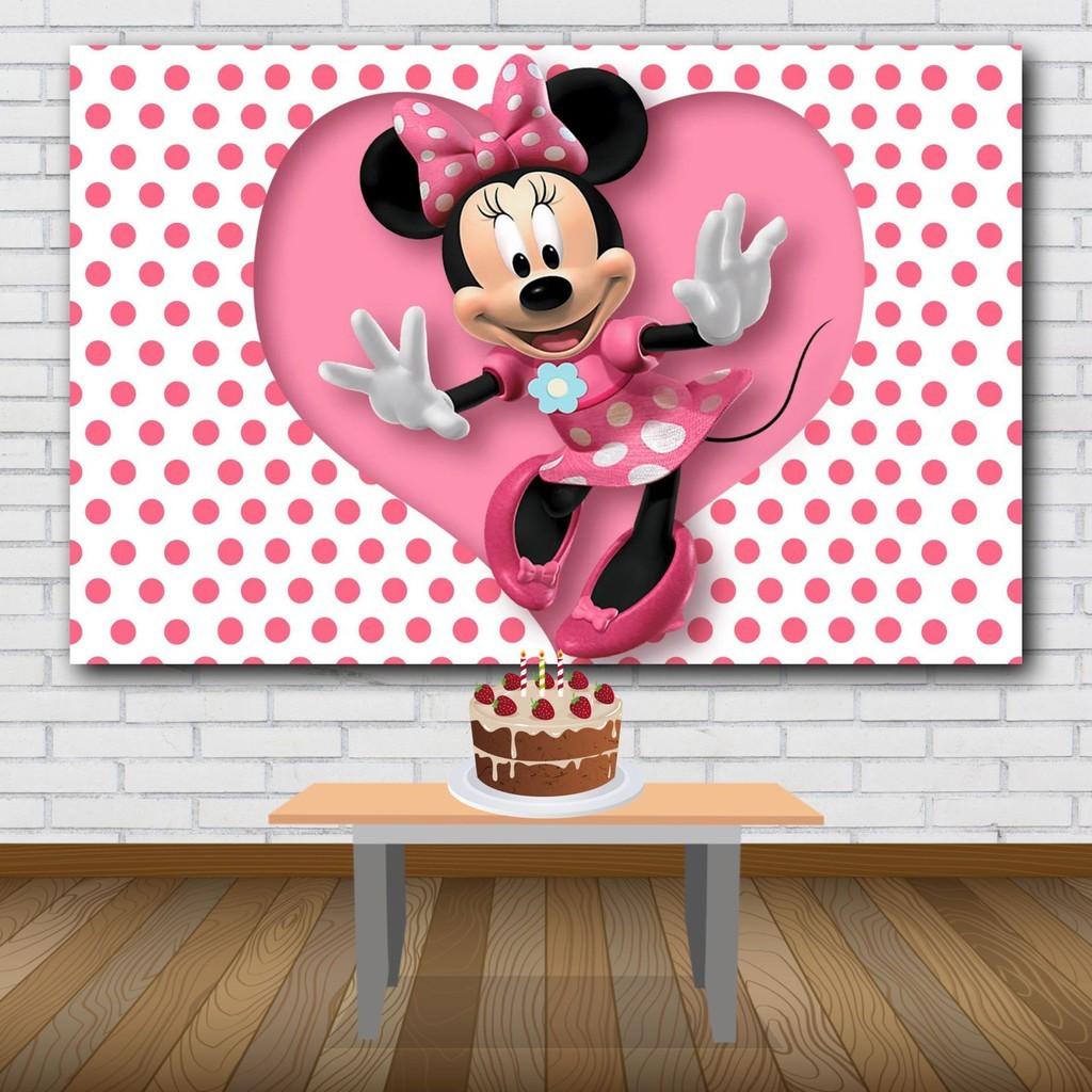 Painel Festa Minnie_ P. 033 | Shopee Brasil