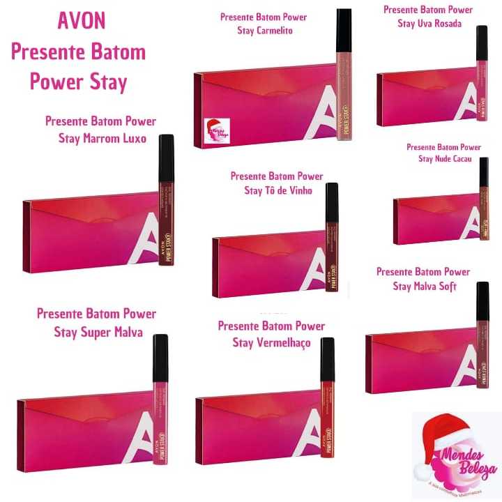 Avon Presente Batom Power Stay | Shopee Brasil
