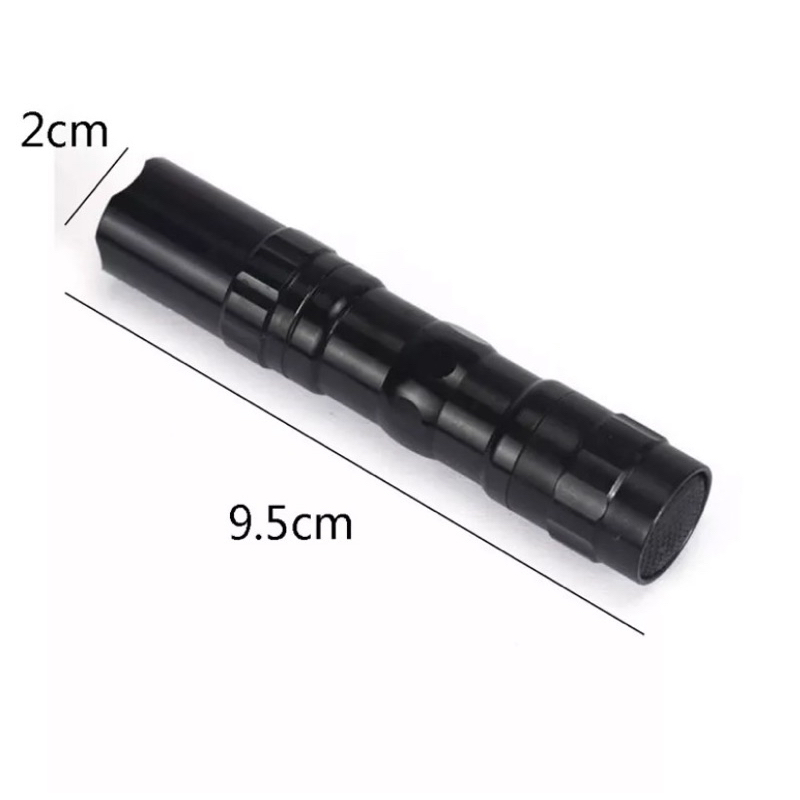 Lanterna led a pilha forte potente facho de luz iluminação longo ...