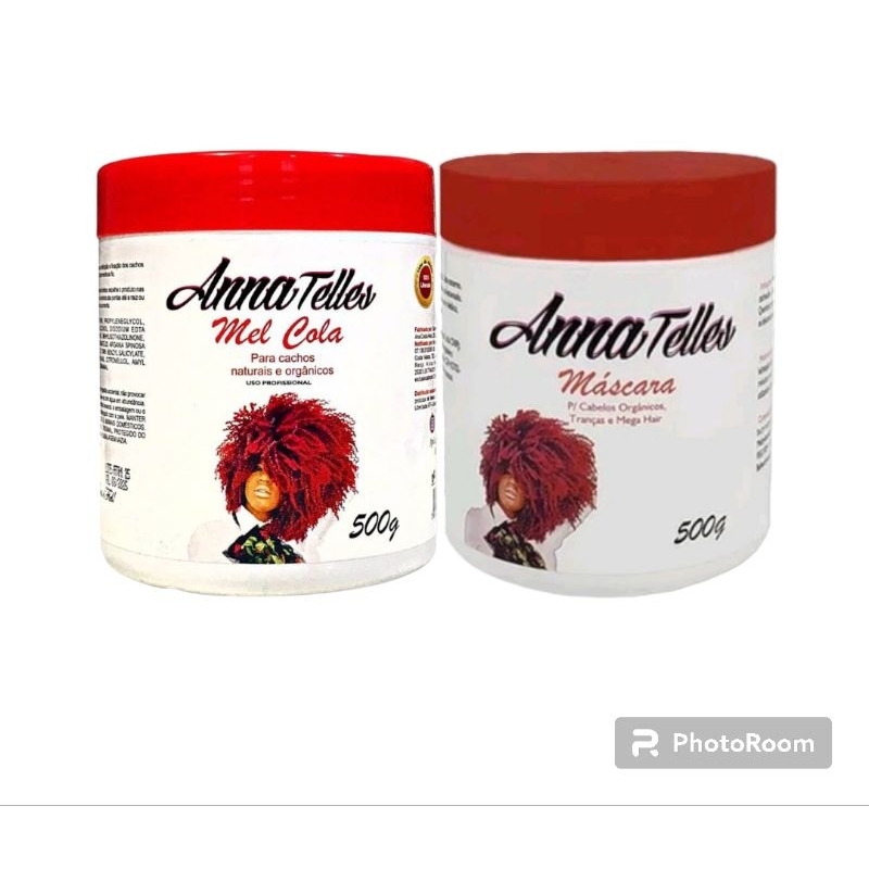 kit Anna Telles Máscara 500g + Mel cola 500g | Shopee Brasil