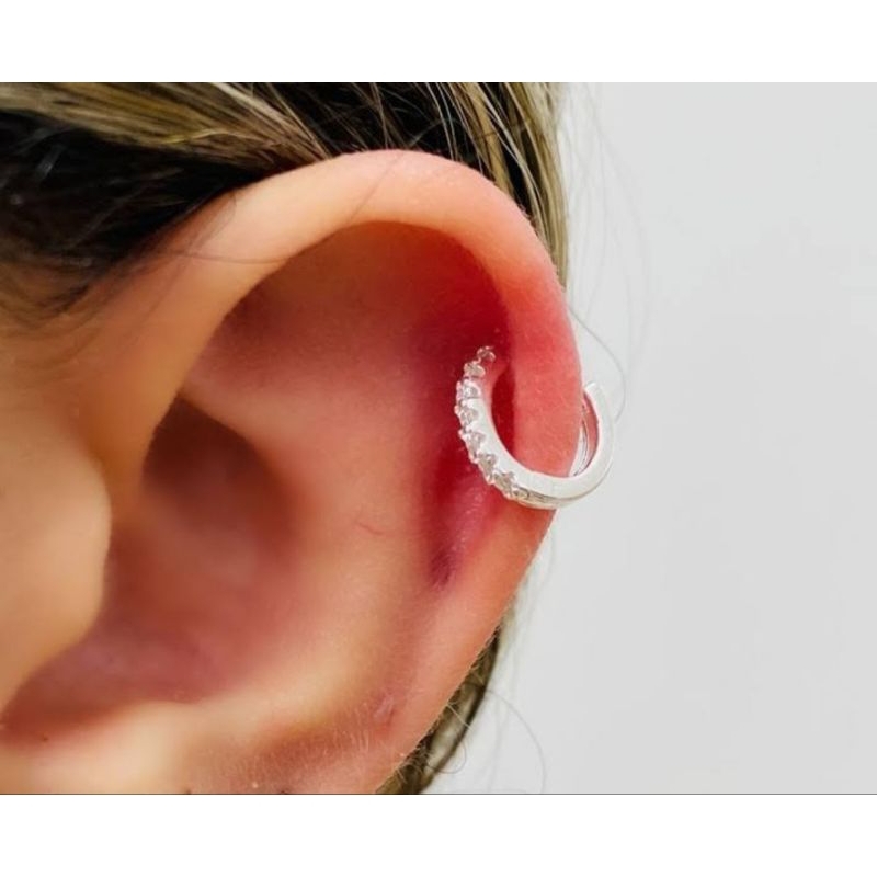 Piercing Helix Cartilagem Argola de Prata 925 Unidade | Shopee Brasil