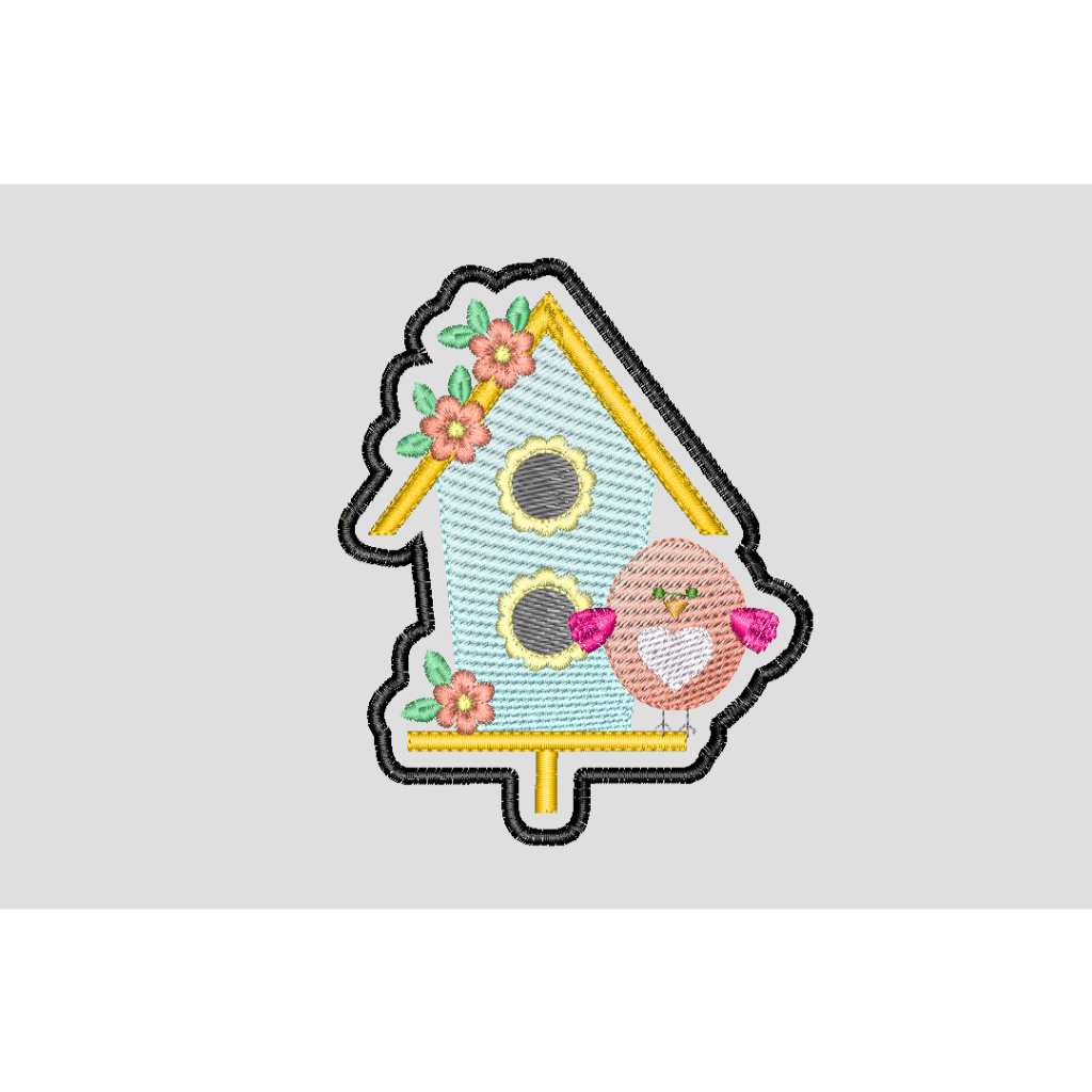 Patch termocolante Casinha Passarinho | Shopee Brasil