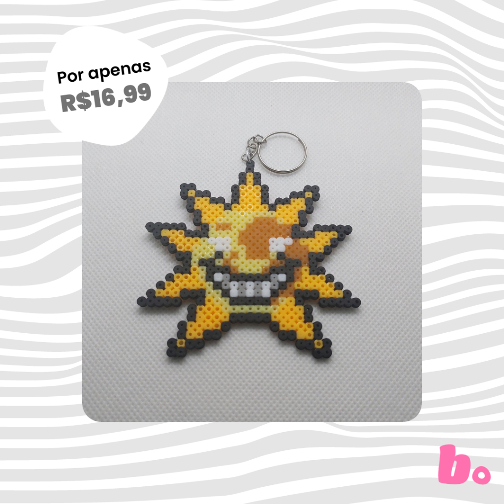 Chaveiro - Sundrop -- Fnaf Security Breach (Hama beads/perler beads ...