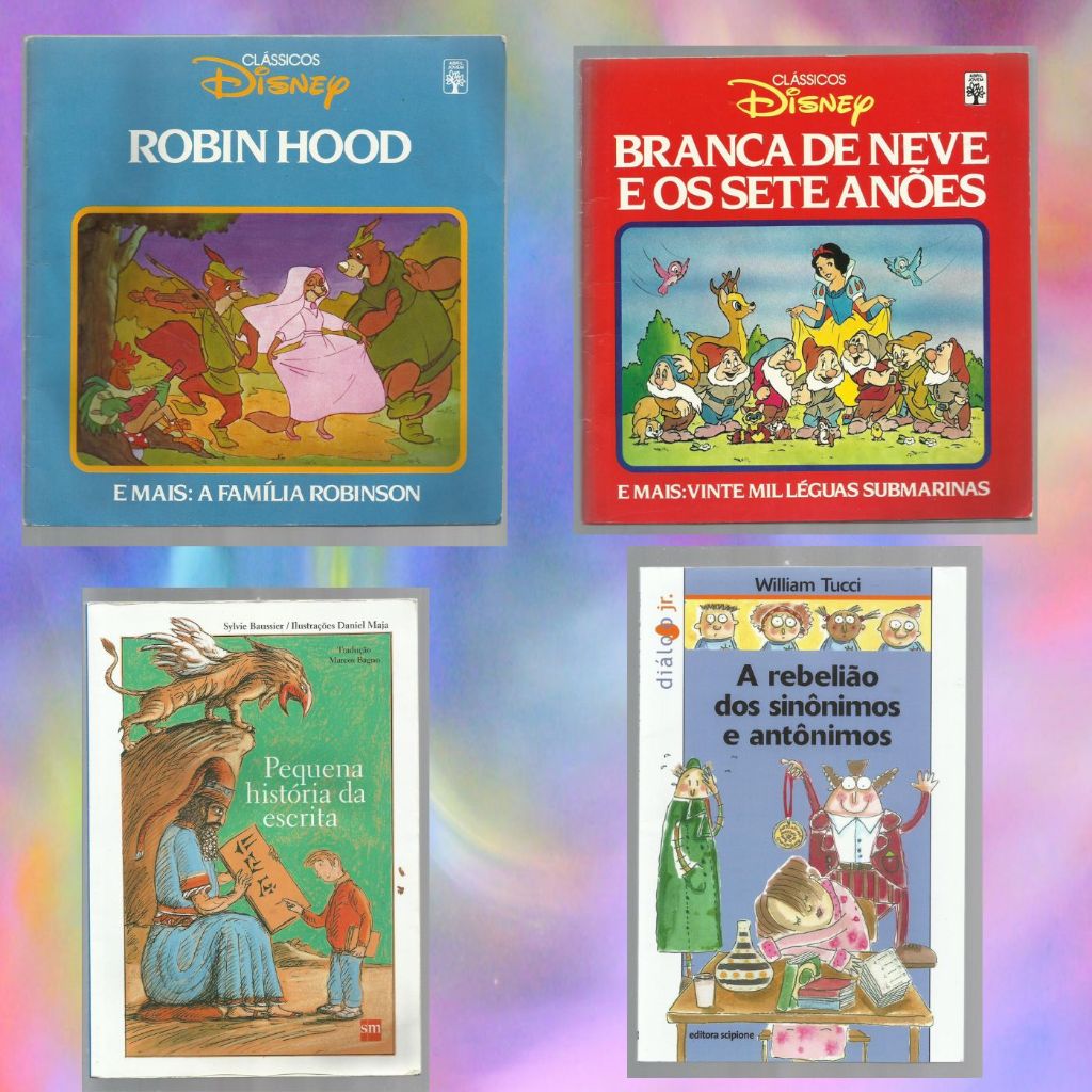 Livros - Robin Hood/ Branca de Neve e os Sete anões/ A rebelião dos ...