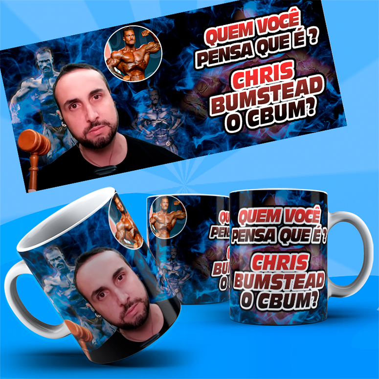 Caneca meme Cbum/Rodrigo Goes - maromba - 325ML Cerâmica | Shopee Brasil