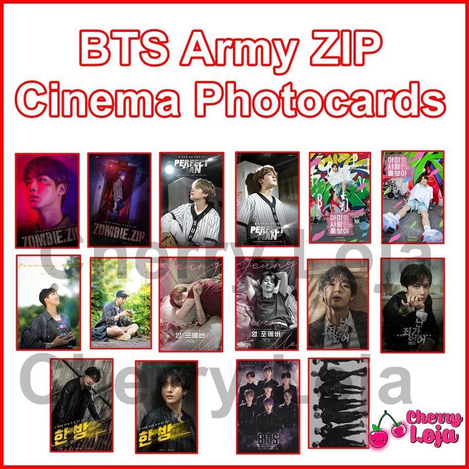 BTS Photocards army zip cinema | Shopee Brasil