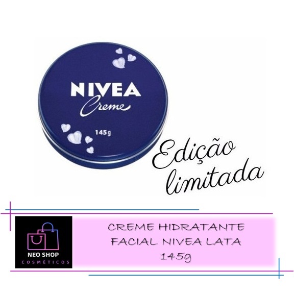 Nivea Creme 145g lata (Edição Limitada) | Shopee Brasil