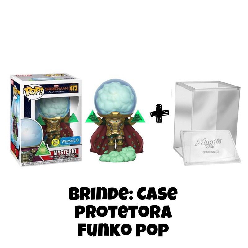 Funko Pop Mysterio Glow #473 - Spider-man Far From Home - Marvel ...