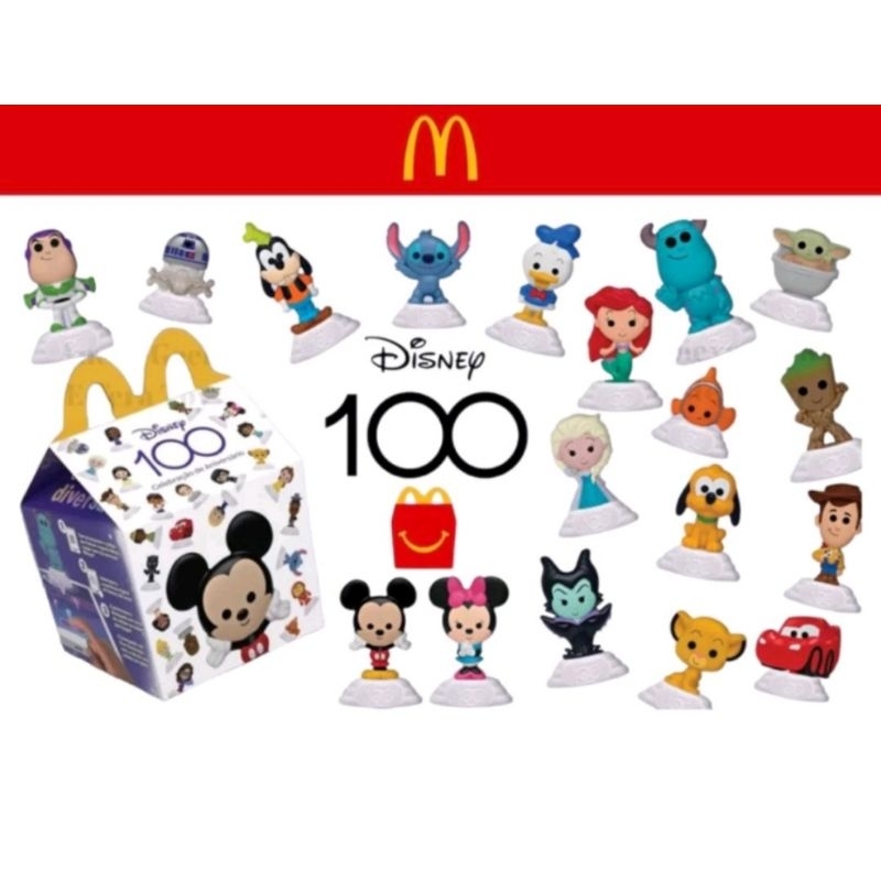 100 anos Disney Mc Donalds | Shopee Brasil