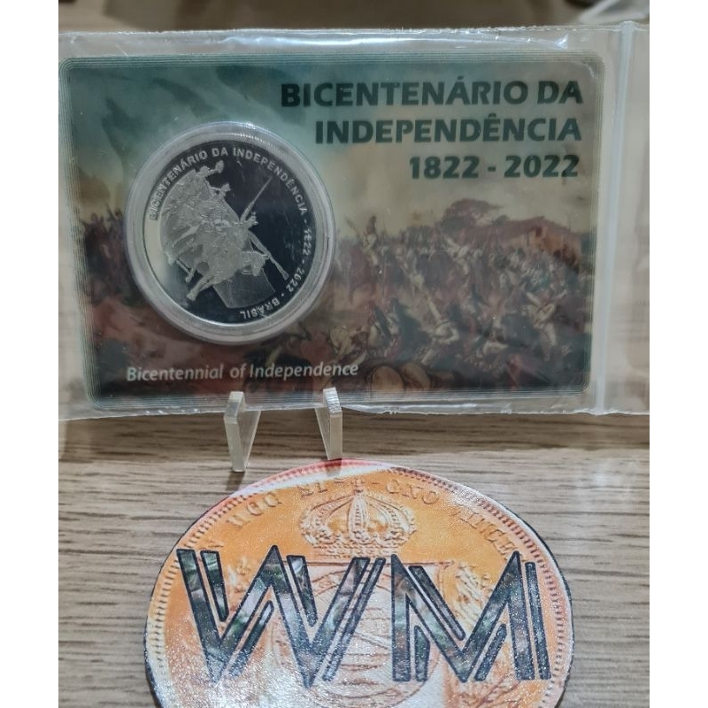 MOEDA DE 2 REAIS BICENTENÁRIO | Shopee Brasil