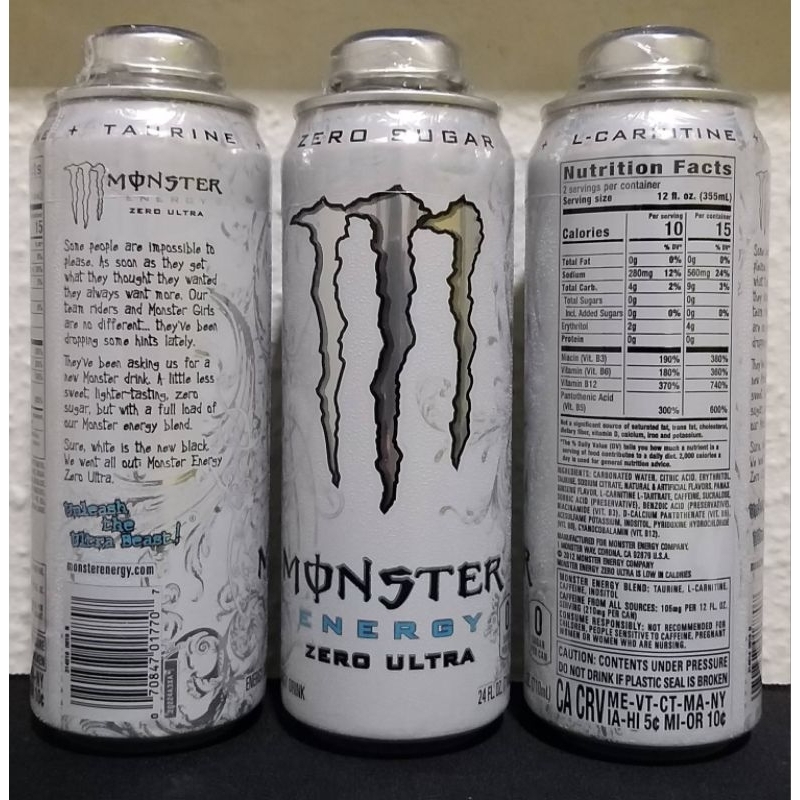 Monster Energy Ultra Zero 710ml | Shopee Brasil