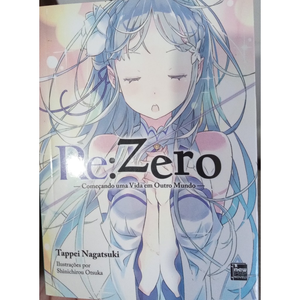 Novel RE ZERO Vol. 1 | Shopee Brasil