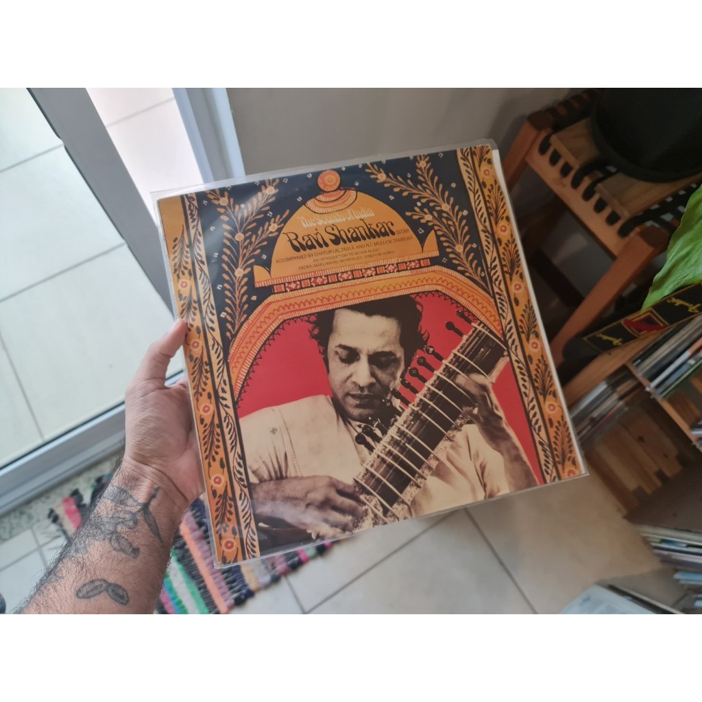 Disco de Vinil LP Ravi Shankar The Sounds of India | Shopee Brasil
