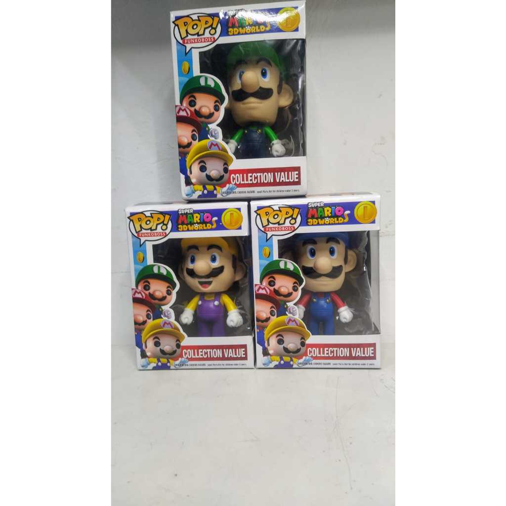 Funko Pop Super Mario 14 cm | Shopee Brasil