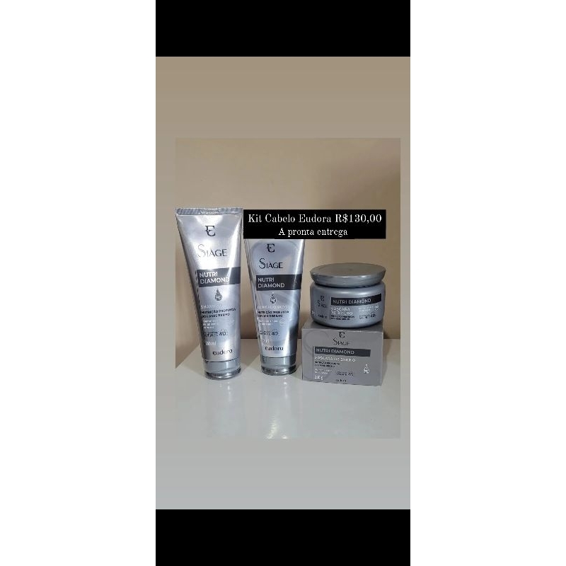 kit cabelo eudora R$130,00 a pronta entrega | Shopee Brasil
