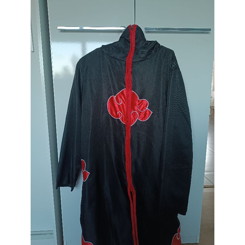 Manto Akatsuki + Bandana Renegado Vila da Folha Itachi Uchiha Cosplay ...