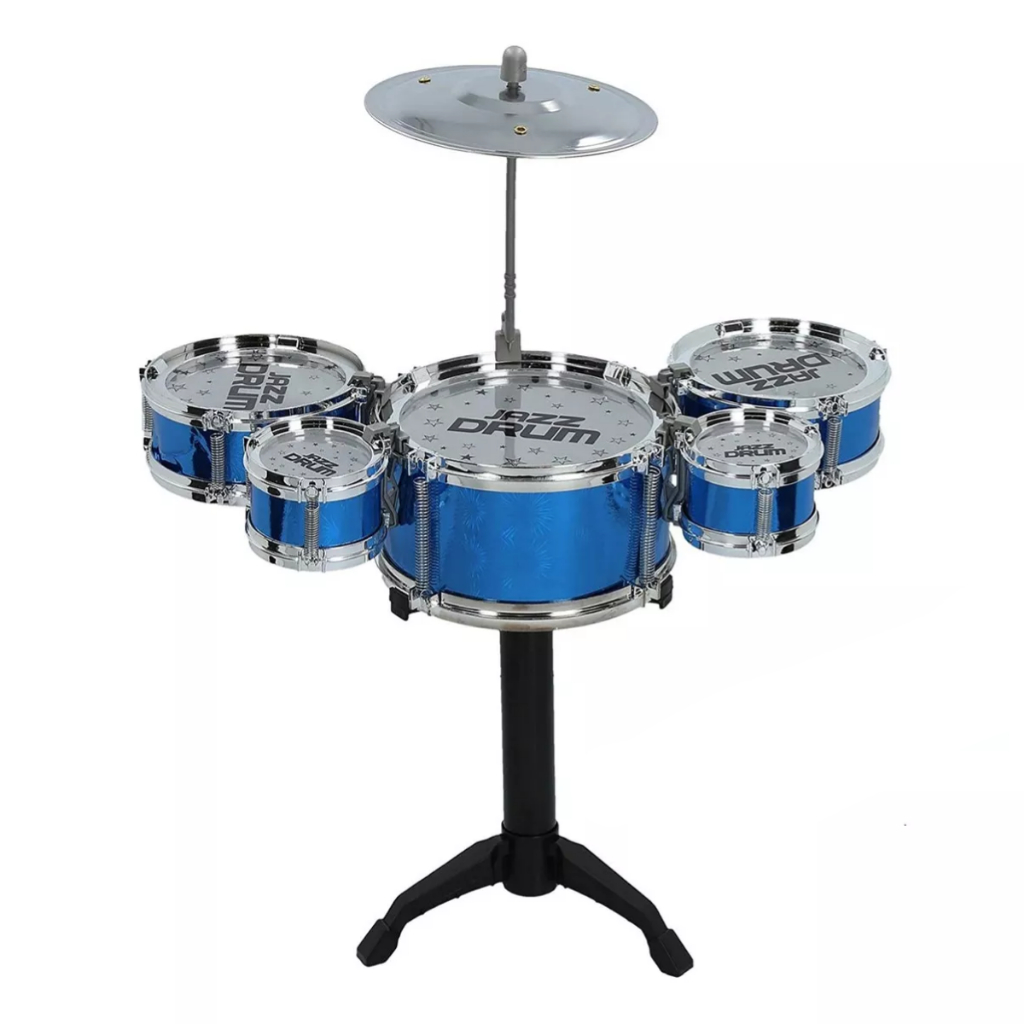Mini Bateria Musical Infantil Criança 5 Tambores | Shopee Brasil