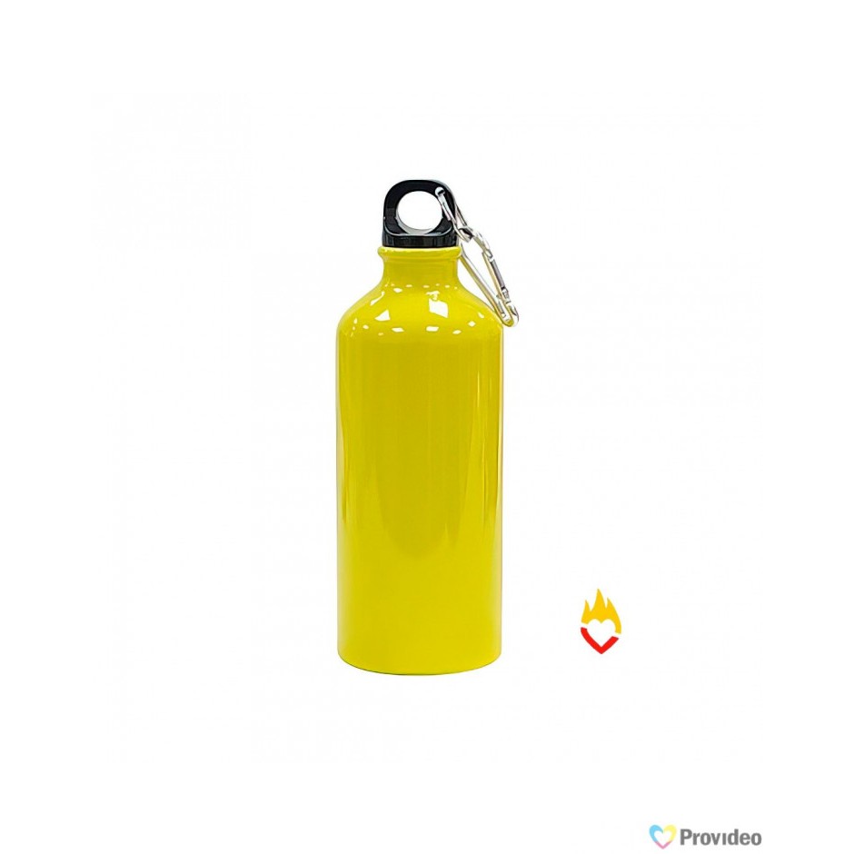 Squeeze Alumínio Sublimação - Mosquetão - 600ml - Amarelo - Probulk ...